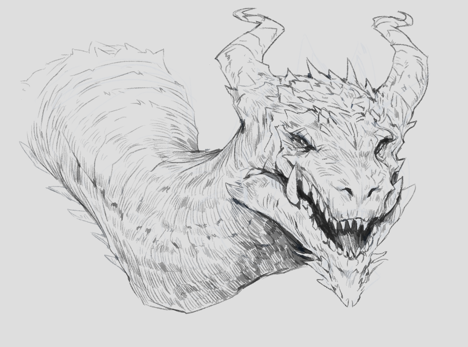 How to Draw a Dragon Portrait: A Step-by-Step Guide — The Beginner ...