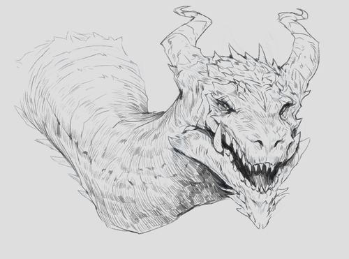 How to Draw a Dragon Portrait: A Step-by-Step Guide — The Beginner ...