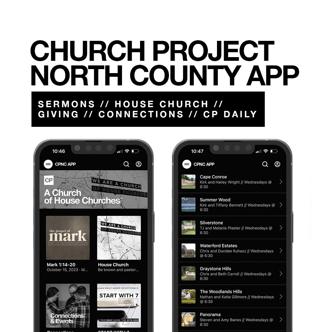 Currently Happening — Church Project North County