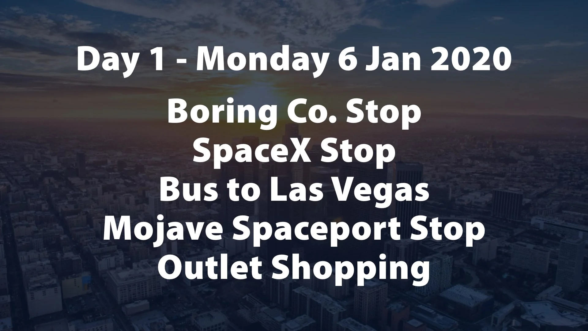 See the Future Tour — Craig Rispin