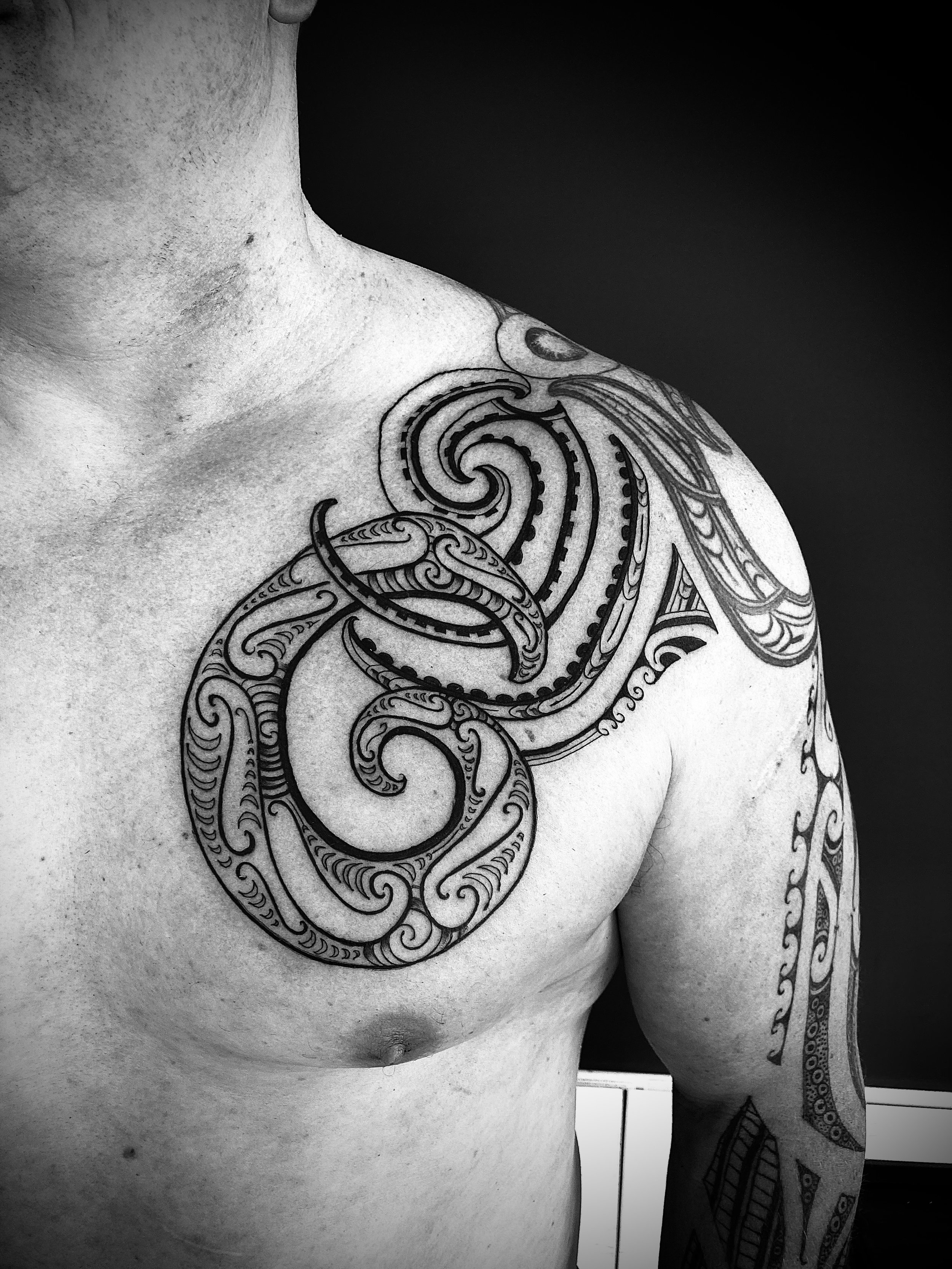 Chest Ta Moko Gallery — Paitangi Art & Ink