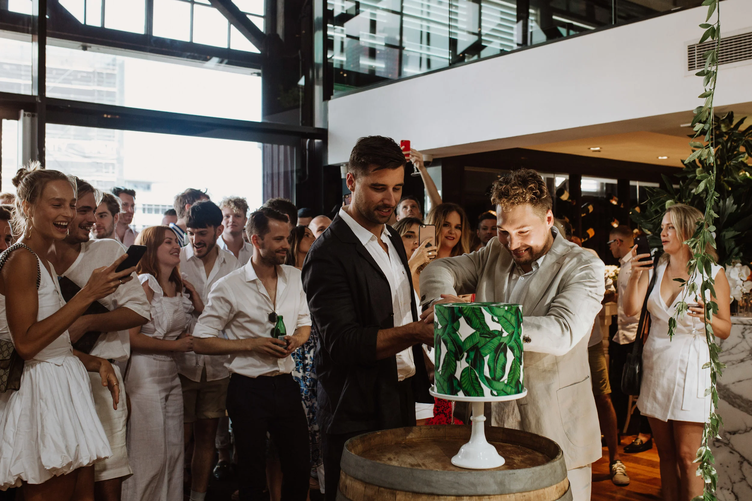 Jaye and Clayton: A Hamptons summer inspired wedding for these two grooms