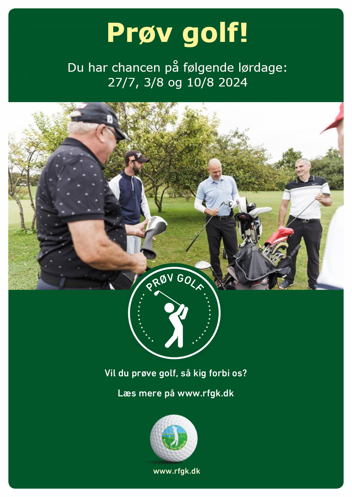 3 muligheder for at prøve golf ⛳ — RFGK