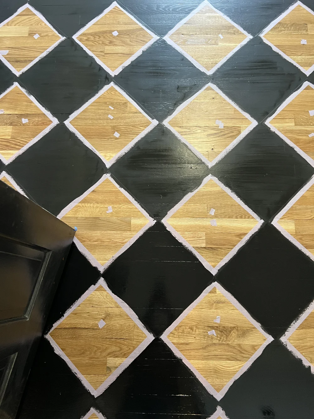 DIY Painted Harlequin Floors — katie bowling home