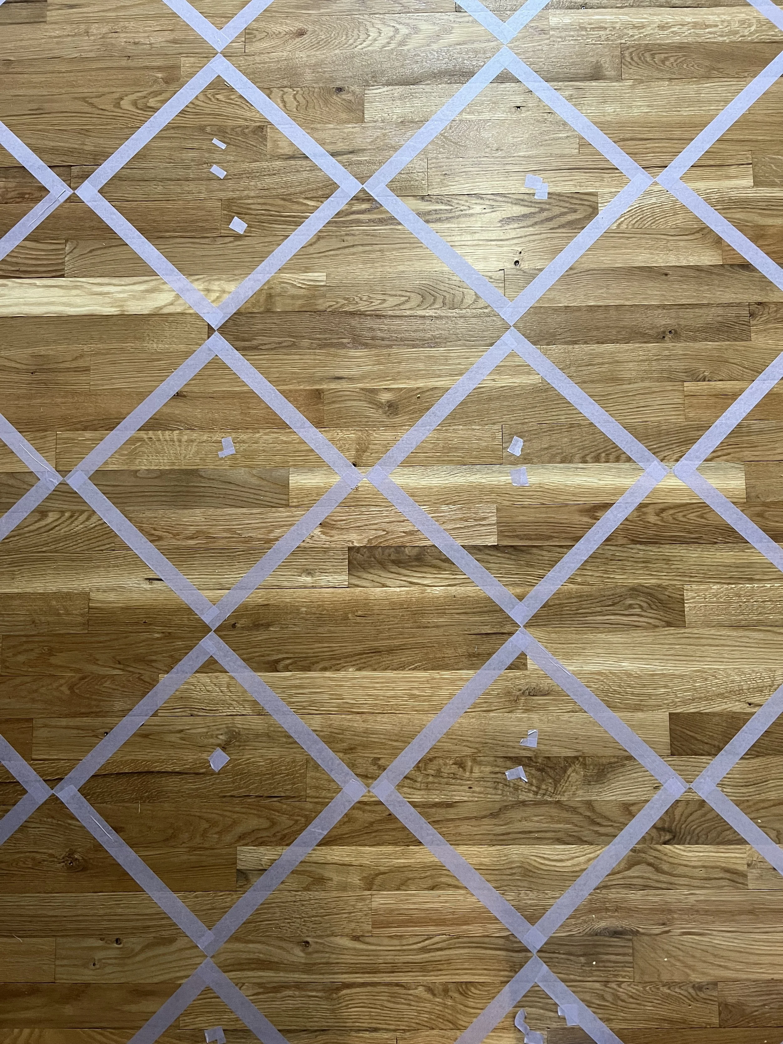 DIY Painted Harlequin Floors — katie bowling home