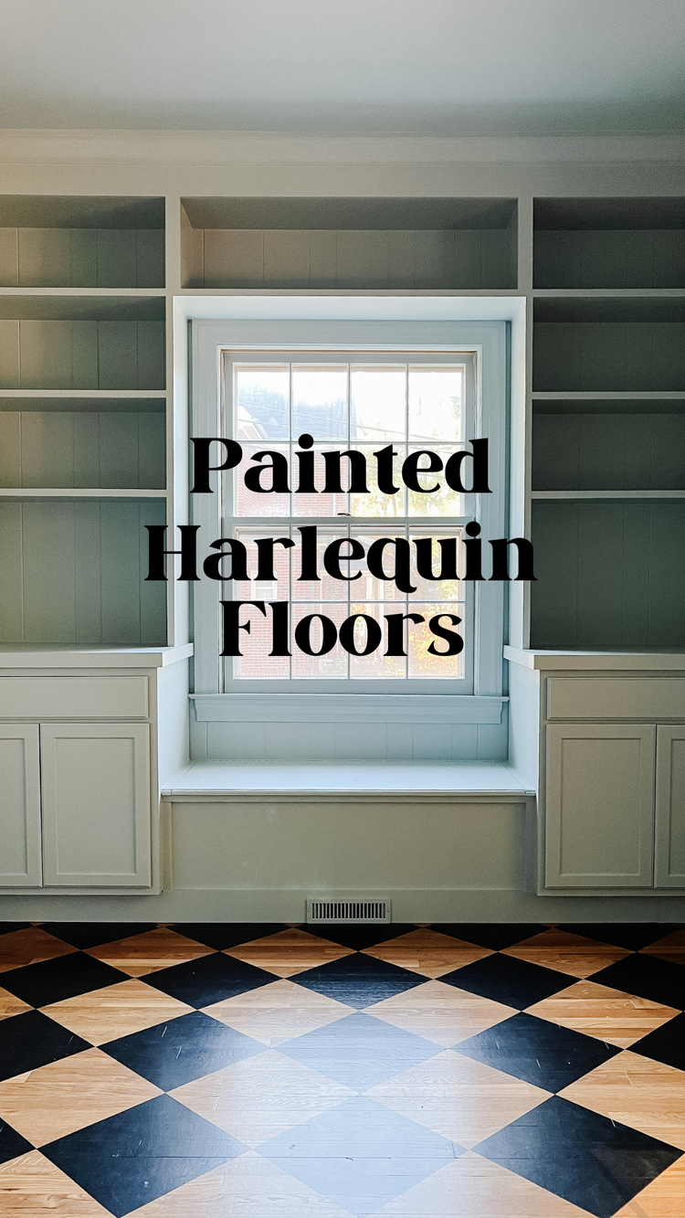 DIY Painted Harlequin Floors — katie bowling home