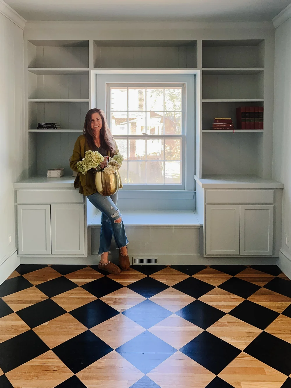 DIY Painted Harlequin Floors — katie bowling home