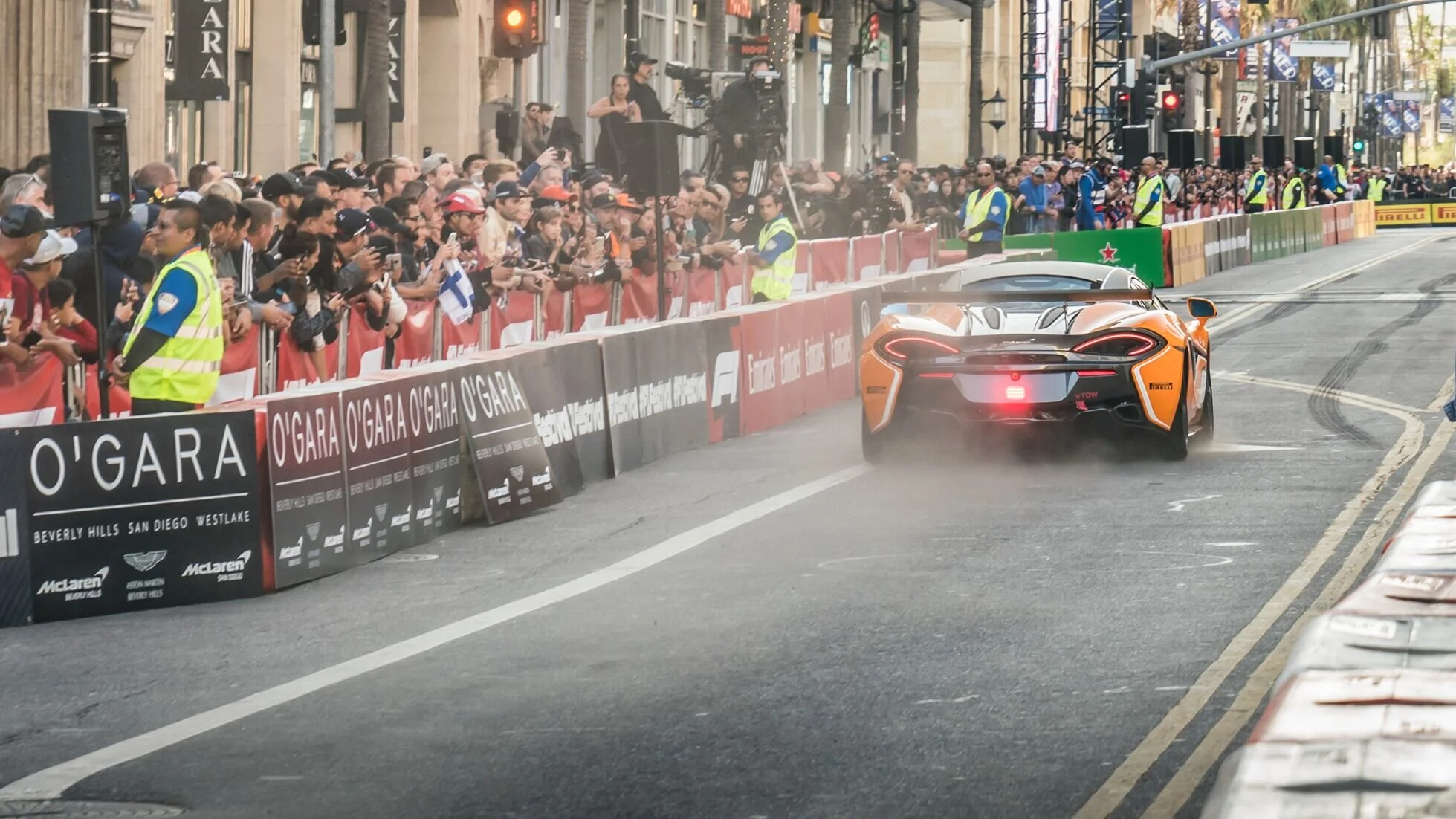 Formula 1 Invades Hollywood Boulevard