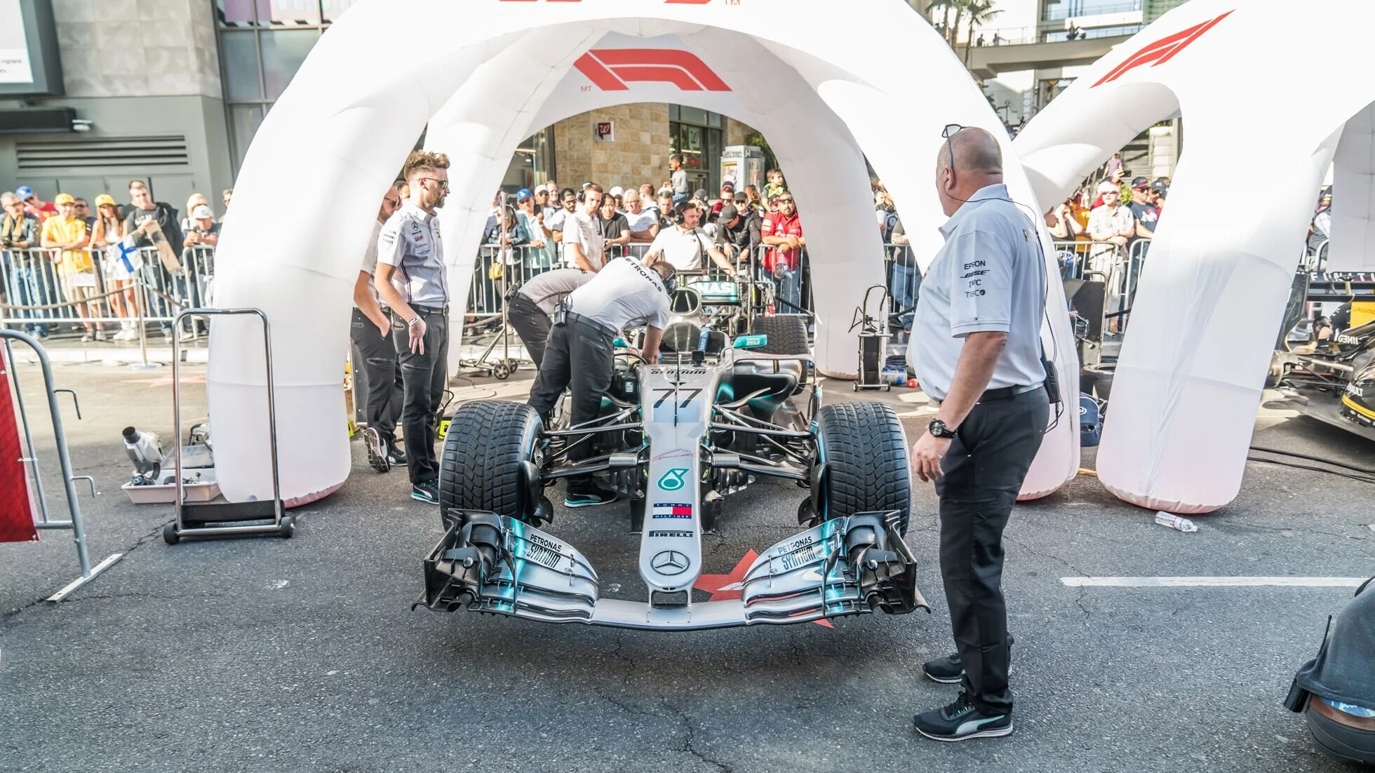 Formula 1 Invades Hollywood Boulevard