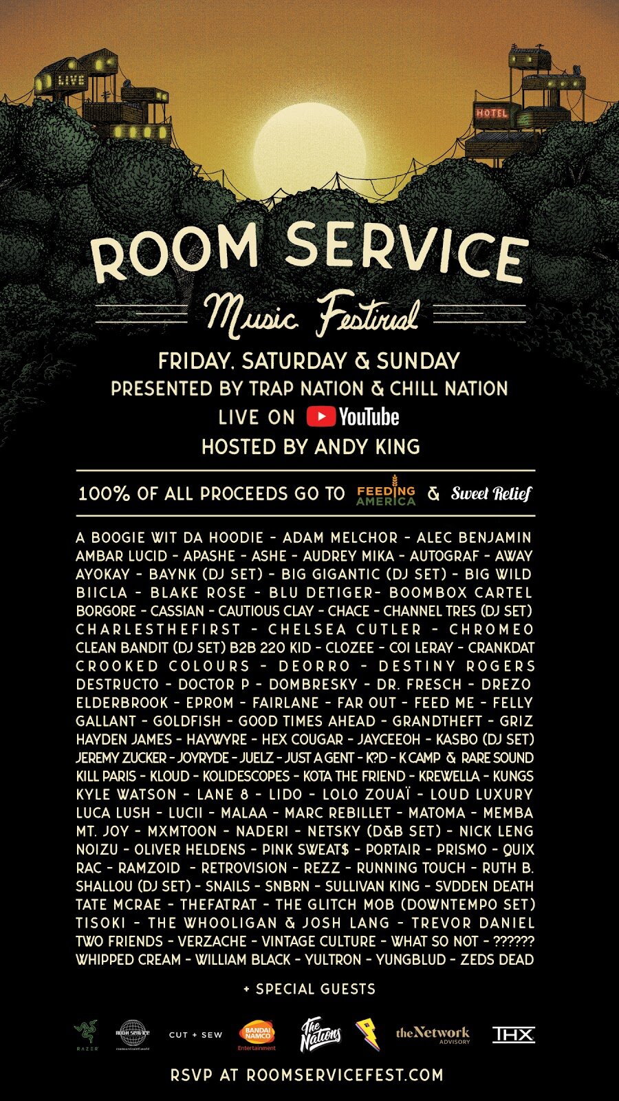 Room Service Music Festival Goes Live This Weekend
