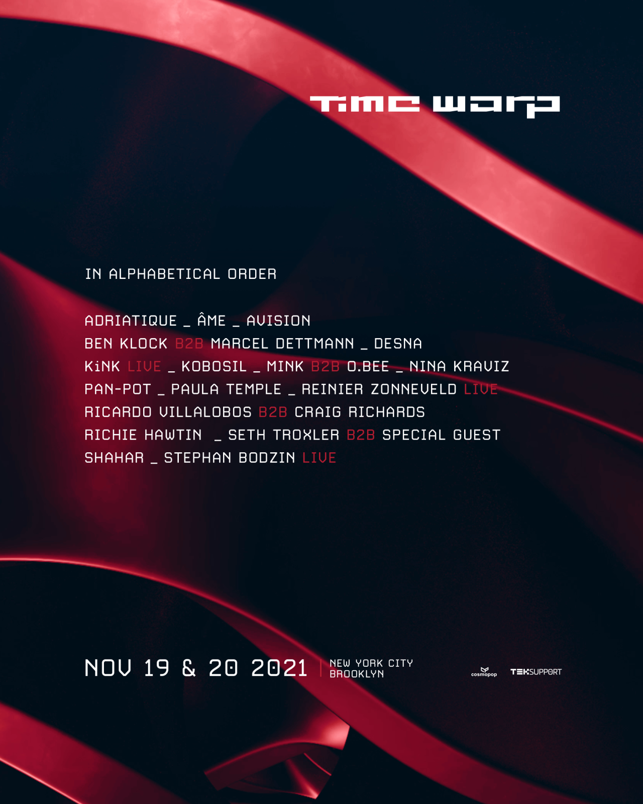 Time Warp Returns to New York in 2021 with Nina Kraviz, Richie Hawtin ...