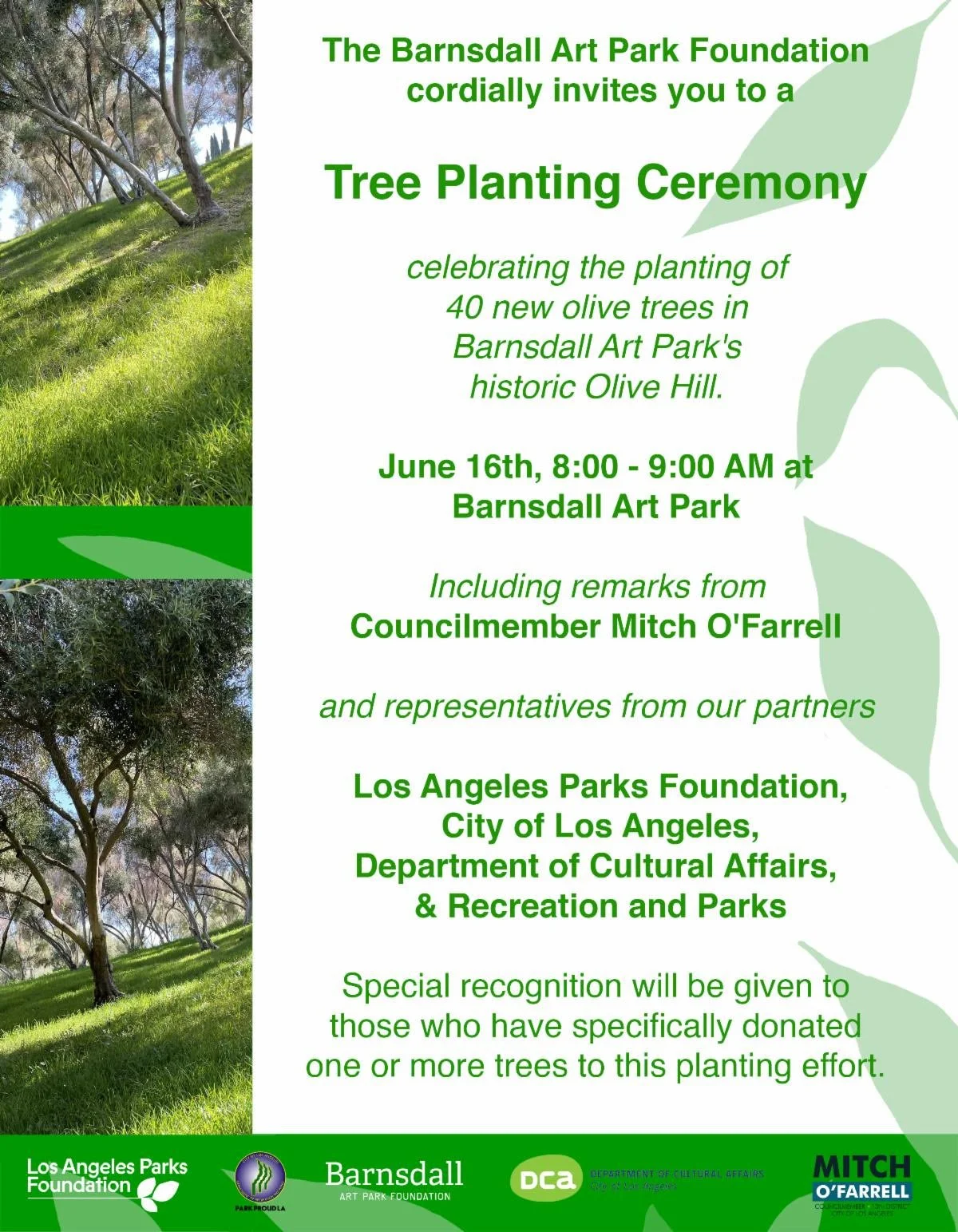 L.A.'s Barnsdall Art Park | Tree Planting Ceremony