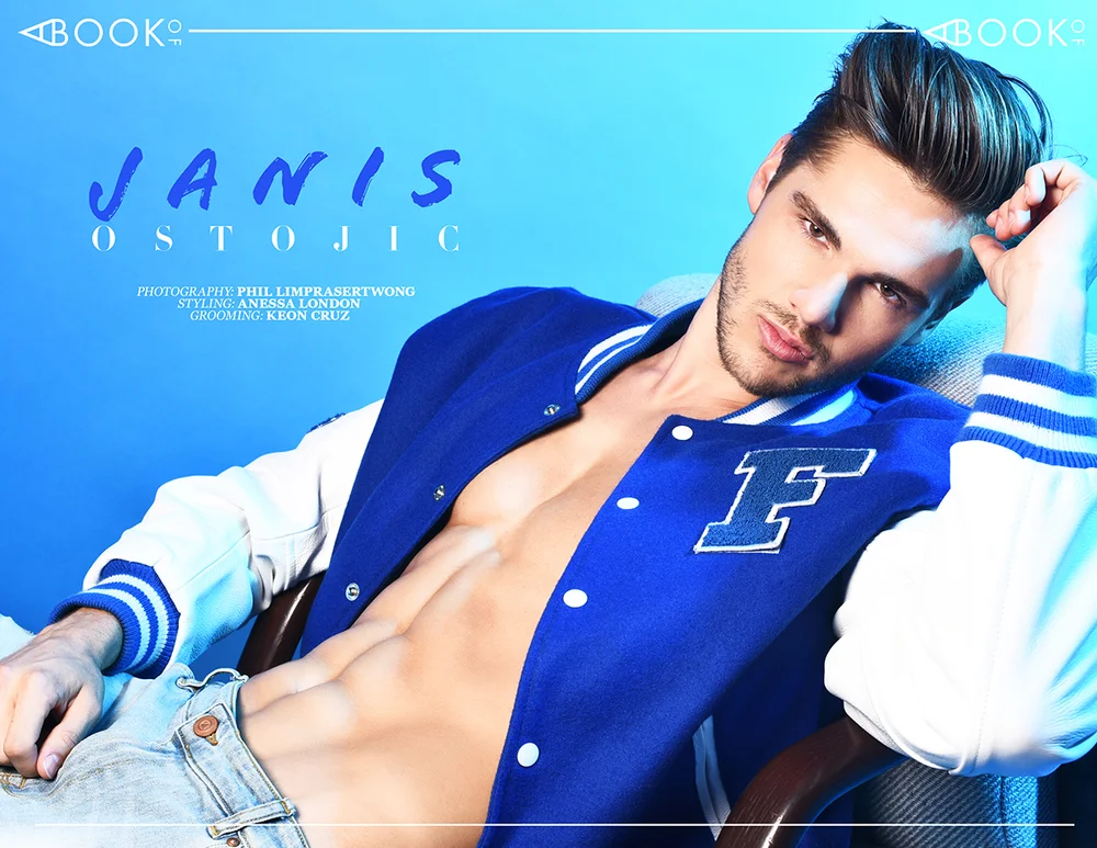 JANIS OSTOJIC [GROWING UP SUPERMODEL] — A BOOK OF MAGAZINE