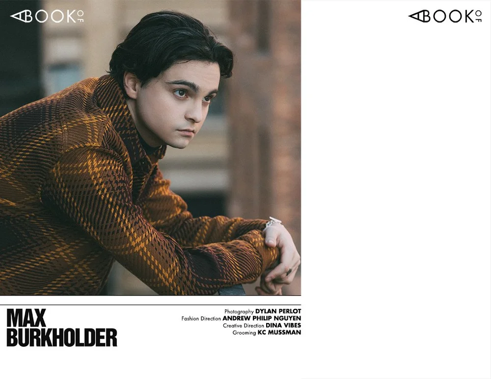 MAX BURKHOLDER SEES ACTING AS PLAY — A BOOK OF MAGAZINE