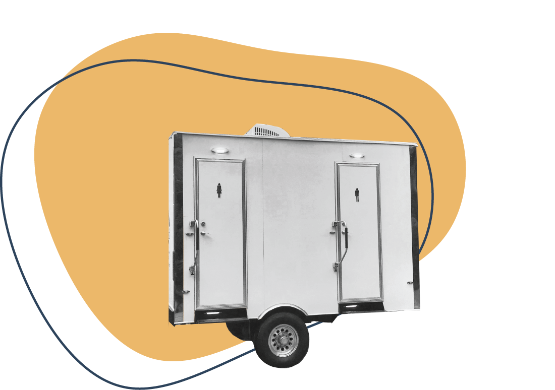 Portable Toilet-Luxury Portable Restroom Trailers