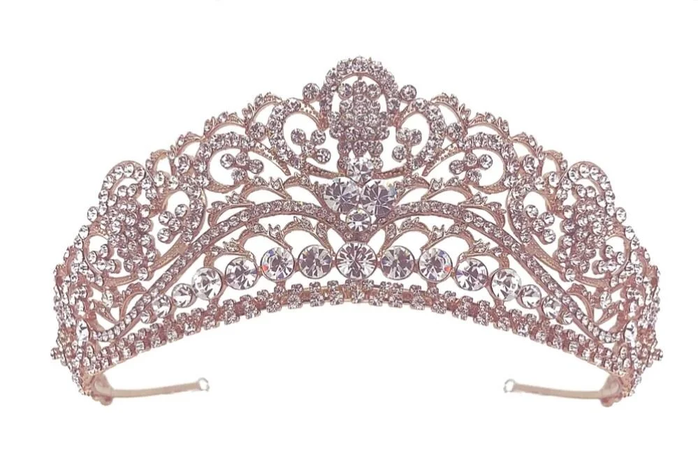 Luxury Zirconia Tiara- LKY/BC6595 — Danielly's Boutique