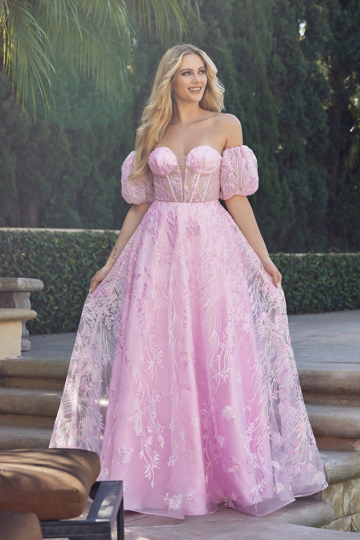 Pink Tulle Ball Gown — Daniellys Boutique