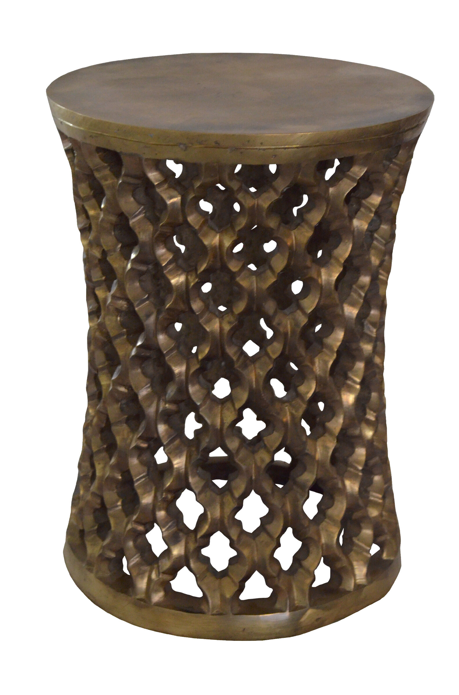 Round Jali Table Cast brass — Stephanie Odegard Co. Ltd. Furnishings ...
