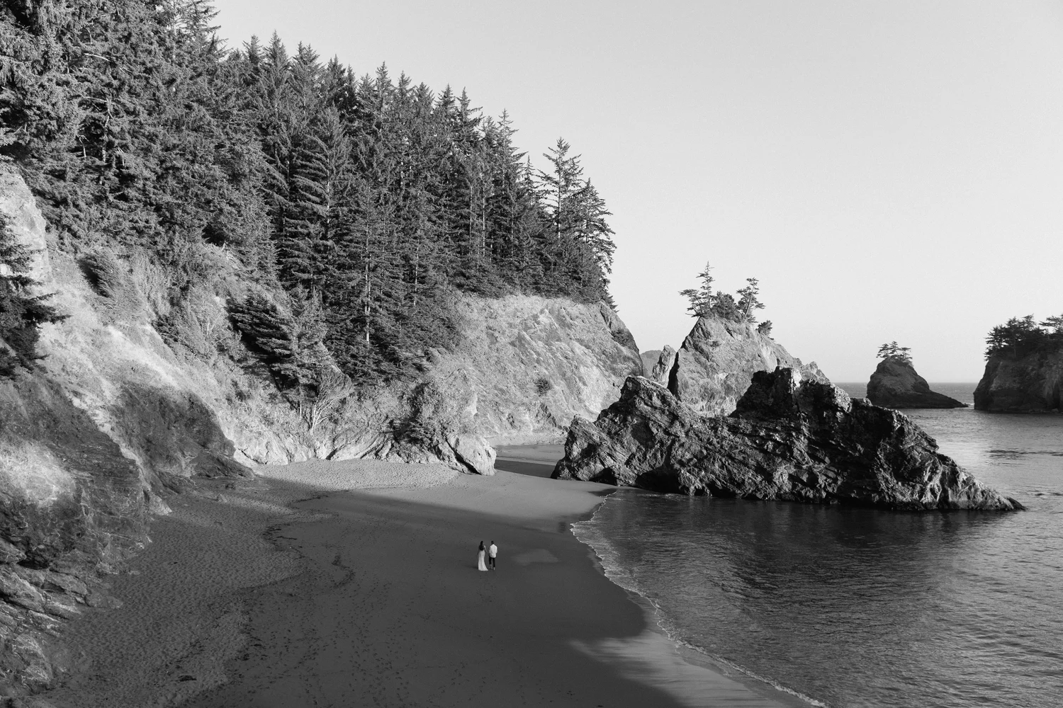 Secret Beach, Oregon Elopement Inspired Engagement Shoot | Laura ...