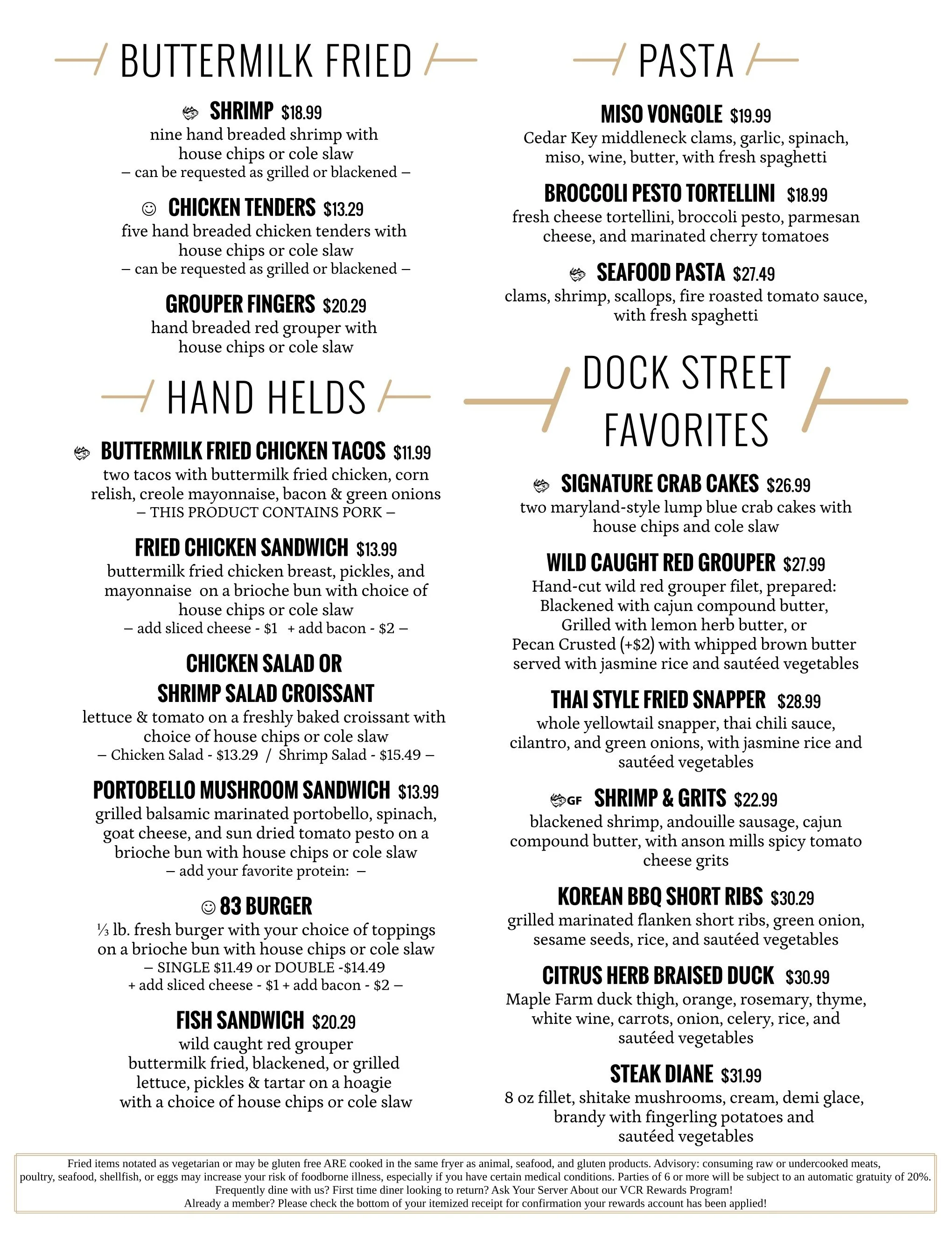 29 North at 83 West — The Restaurants at 83 West