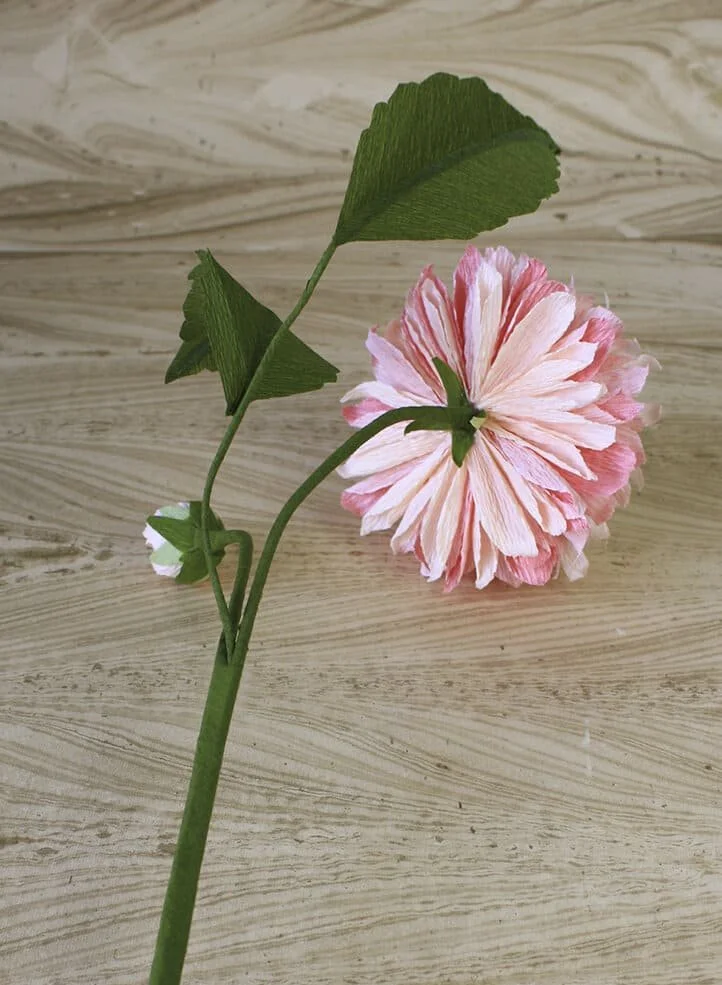 POPPY CREPE PAPER FLOWER — PAPERCRAFT MIRACLES LLC
