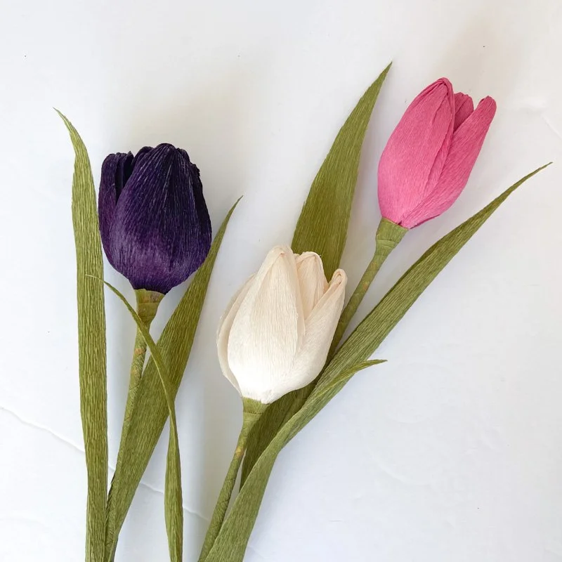 ICELANDIC POPPY CREPE PAPER FLOWER — PAPERCRAFT MIRACLES LLC