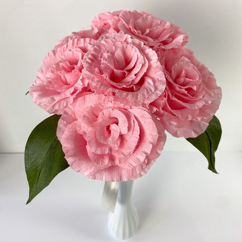Buy Beautiful Crepe Paper Mixed Garden Bouquet High-Quality Craft ...