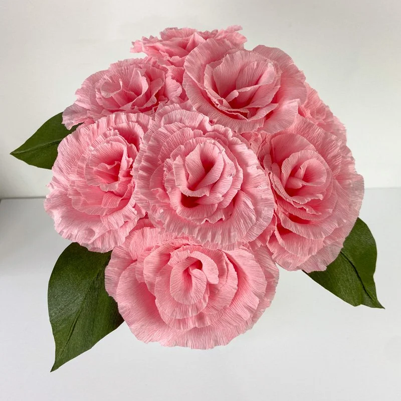 Buy Beautiful Crepe Paper Mixed Garden Bouquet High-Quality Craft ...
