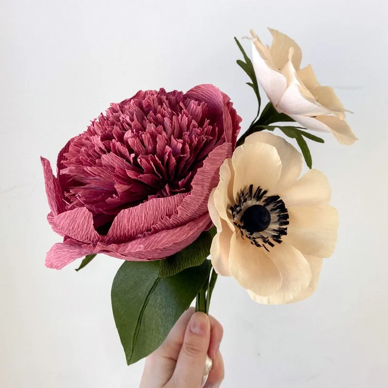 GARDEN ROSE BOUQUET — PAPERCRAFT MIRACLES LLC