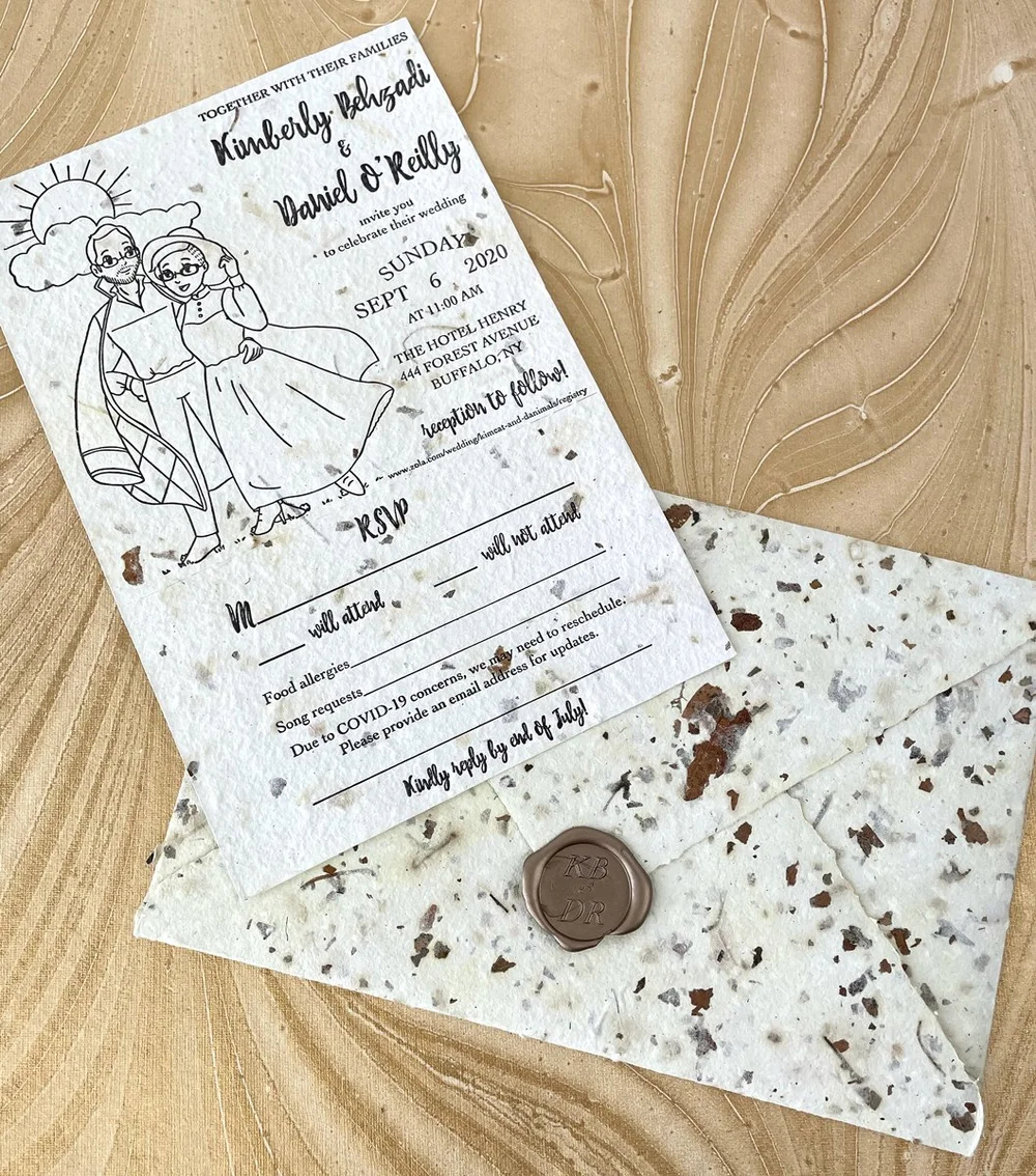 Elegant Handmade Wedding Invitations | Custom Designs | Papercraft ...