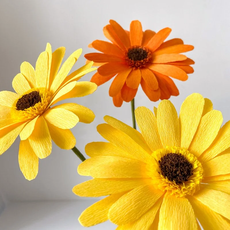 Buy Beautiful Crepe Paper Aster High-Quality Craft Flowers — PAPERCRAFT ...