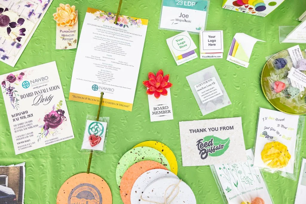 Handcrafted Sustainable Stationery & Paper Flowers Buffalo