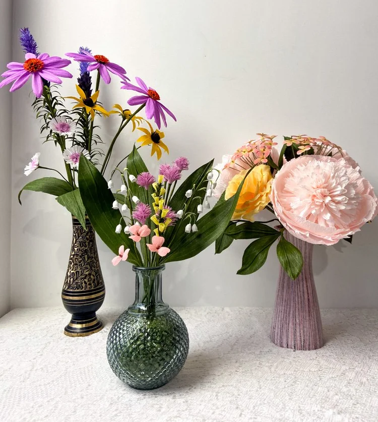 Custom Paper Flowers Orders | Handcrafted Designs | Papercraft Miracles ...