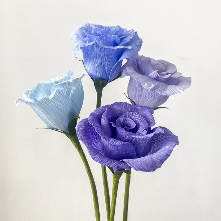Buy Beautiful Crepe Paper Begonia High-Quality Craft Flowers ...