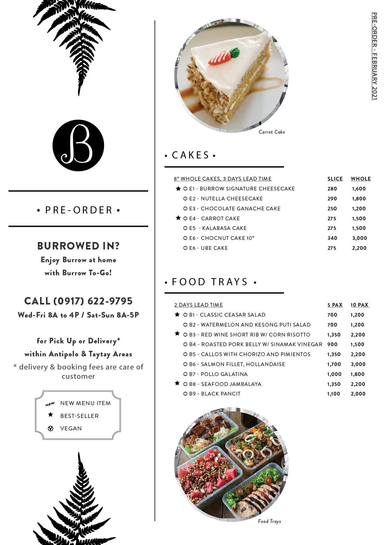 Burrow Café Reservations & Menu — Antipolo Beehouse