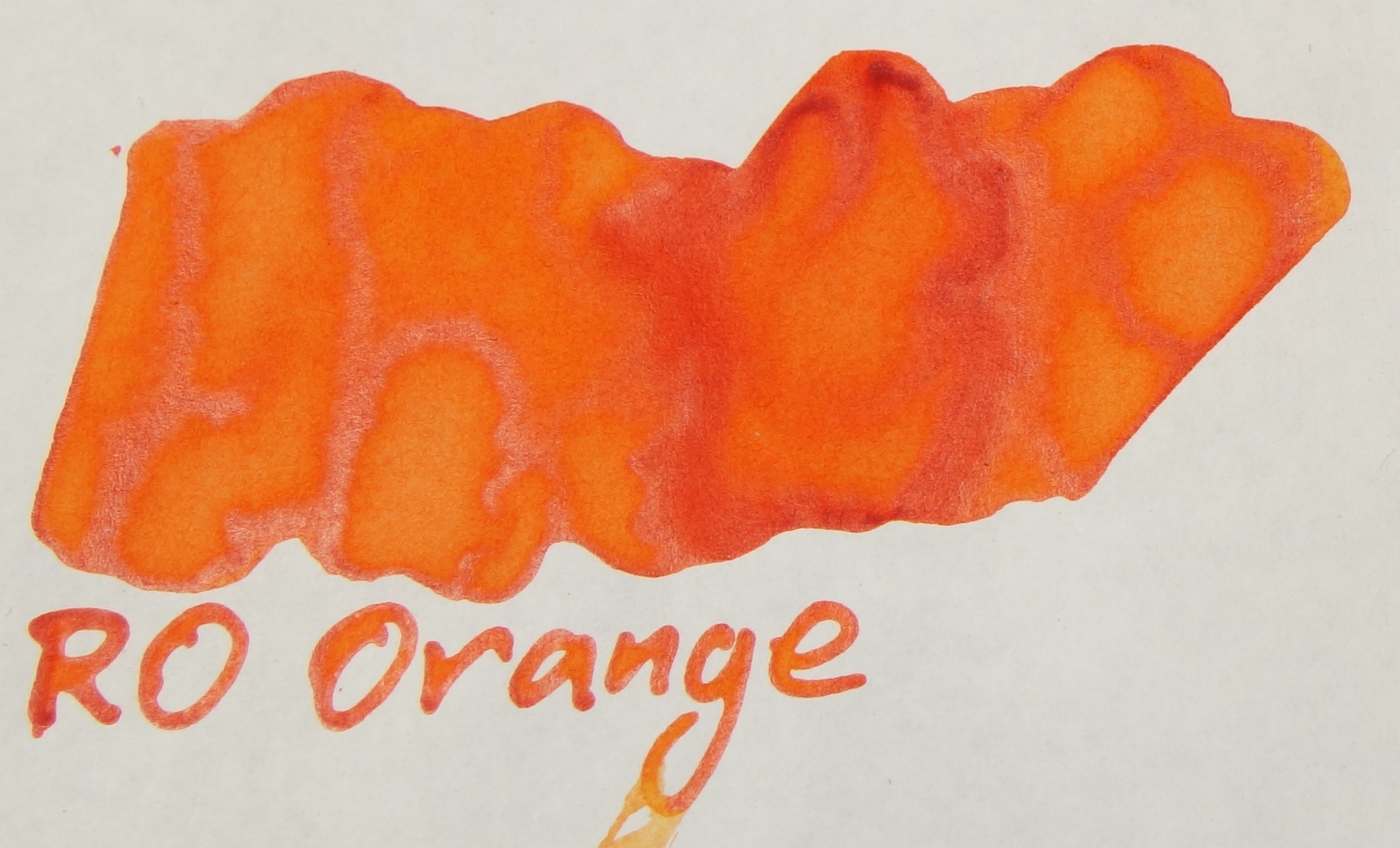 Ink Comparison: Oranges — Macchiato Man