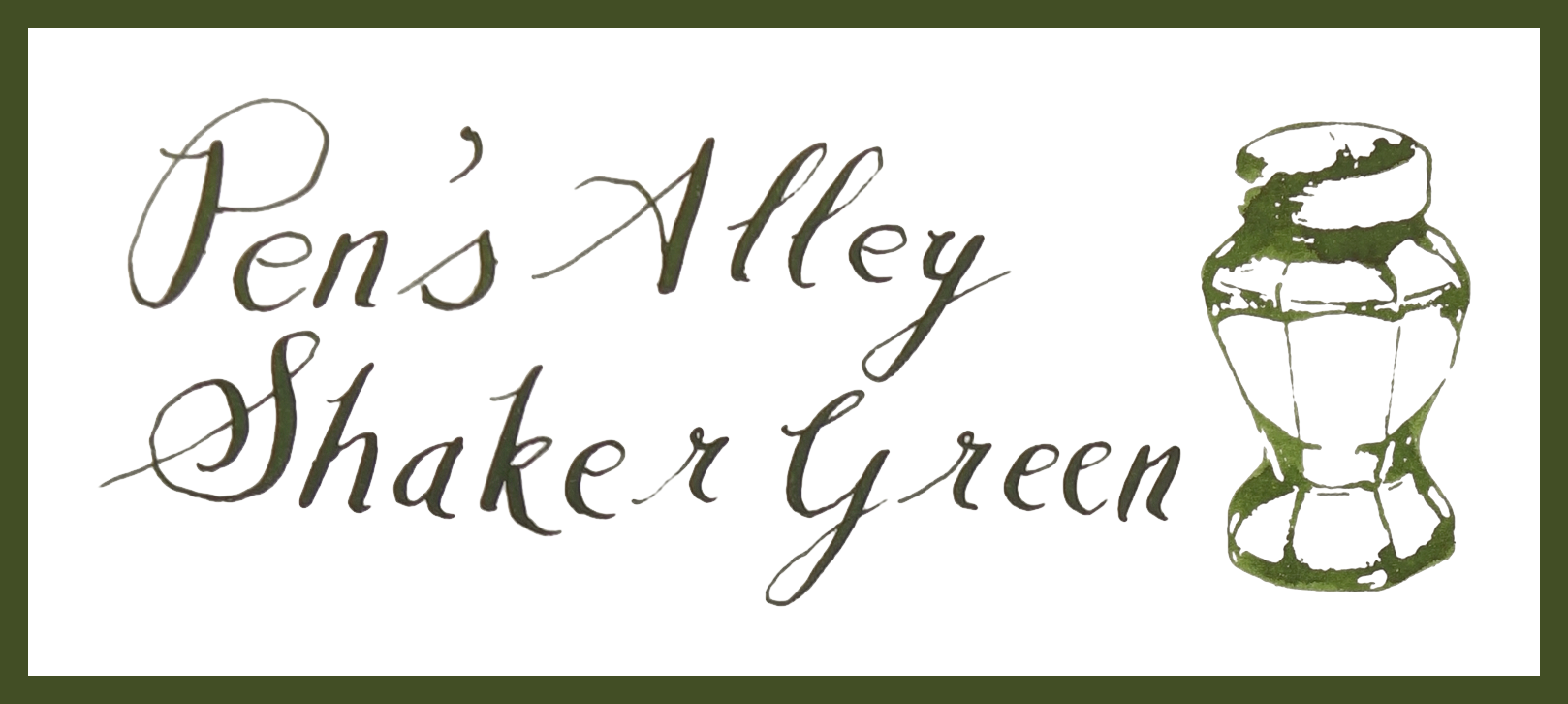 Ink Review: Sailor Pen's Alley Shaker Green — Macchiato Man
