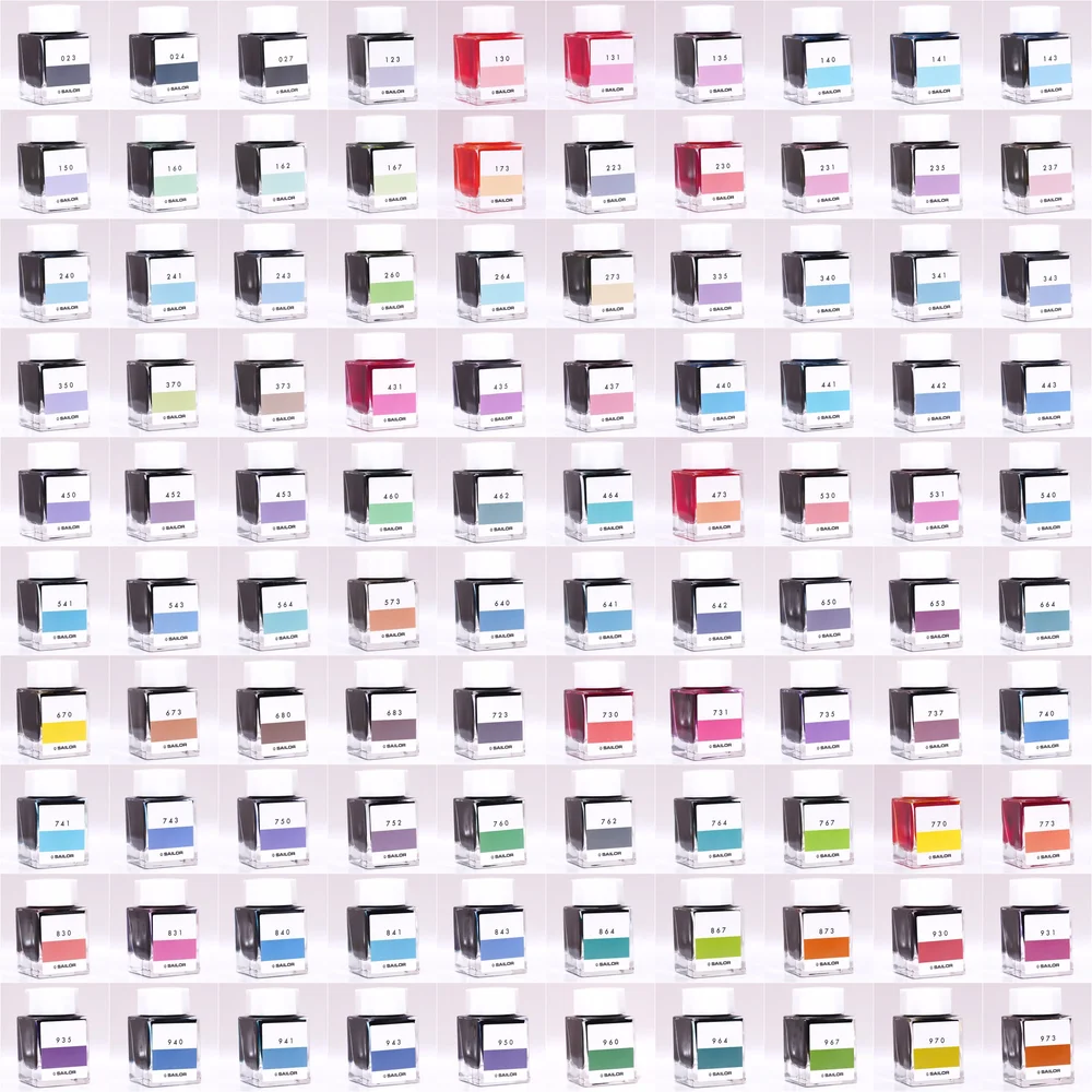 Sailor Ink Studio Overview (100 inks) (Updated 2020) — Macchiato Man