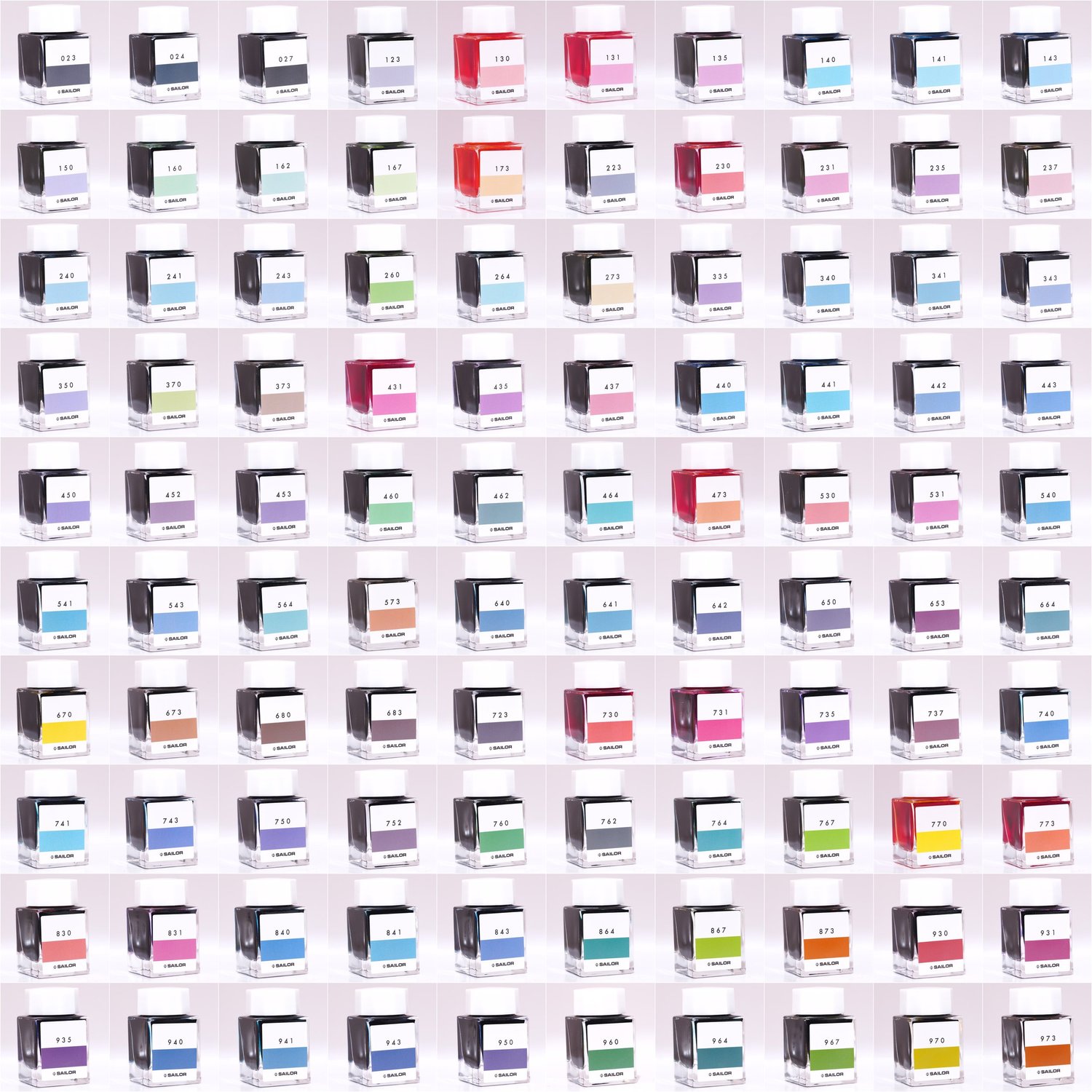 Sailor Ink Studio Overview (100 inks) (Updated 2020) — Macchiato Man