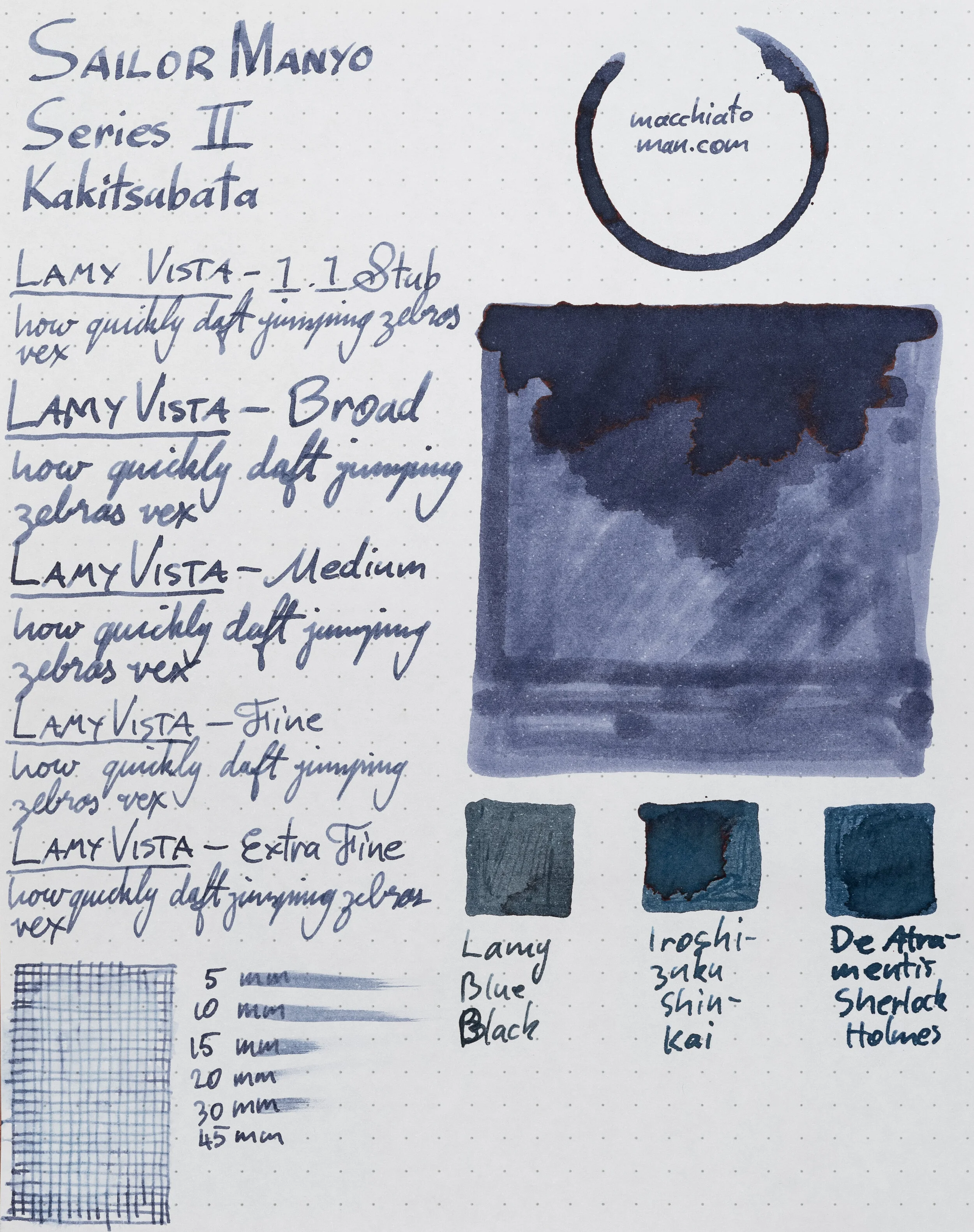 Ink Overview: Sailor Manyo Series II Part 1 (Chigaya, Kakitsubata ...