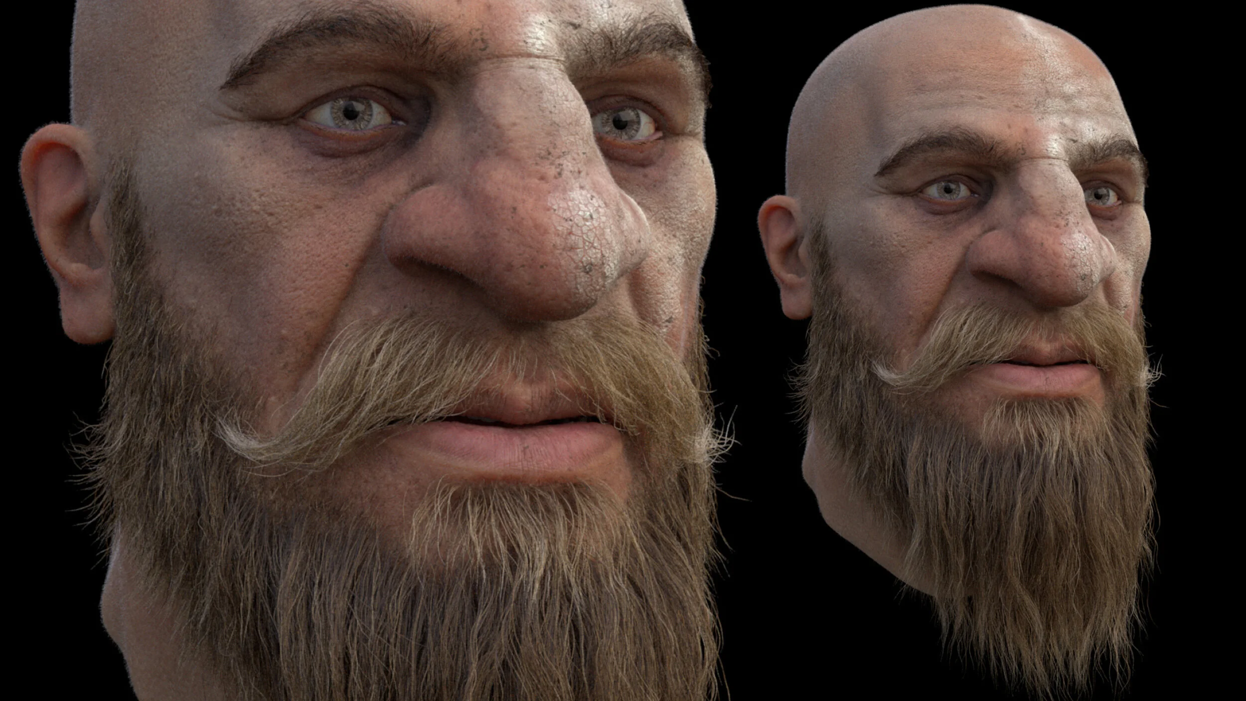 Dwarf Expressions Portrait — The Art of Lars Stranden