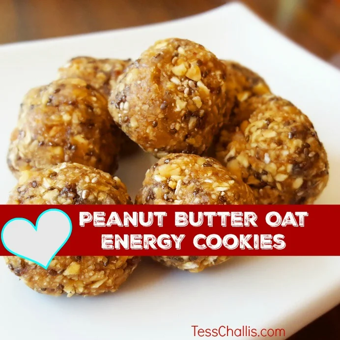 Peanut Butter Oat Energy Cookies — Tess Challis