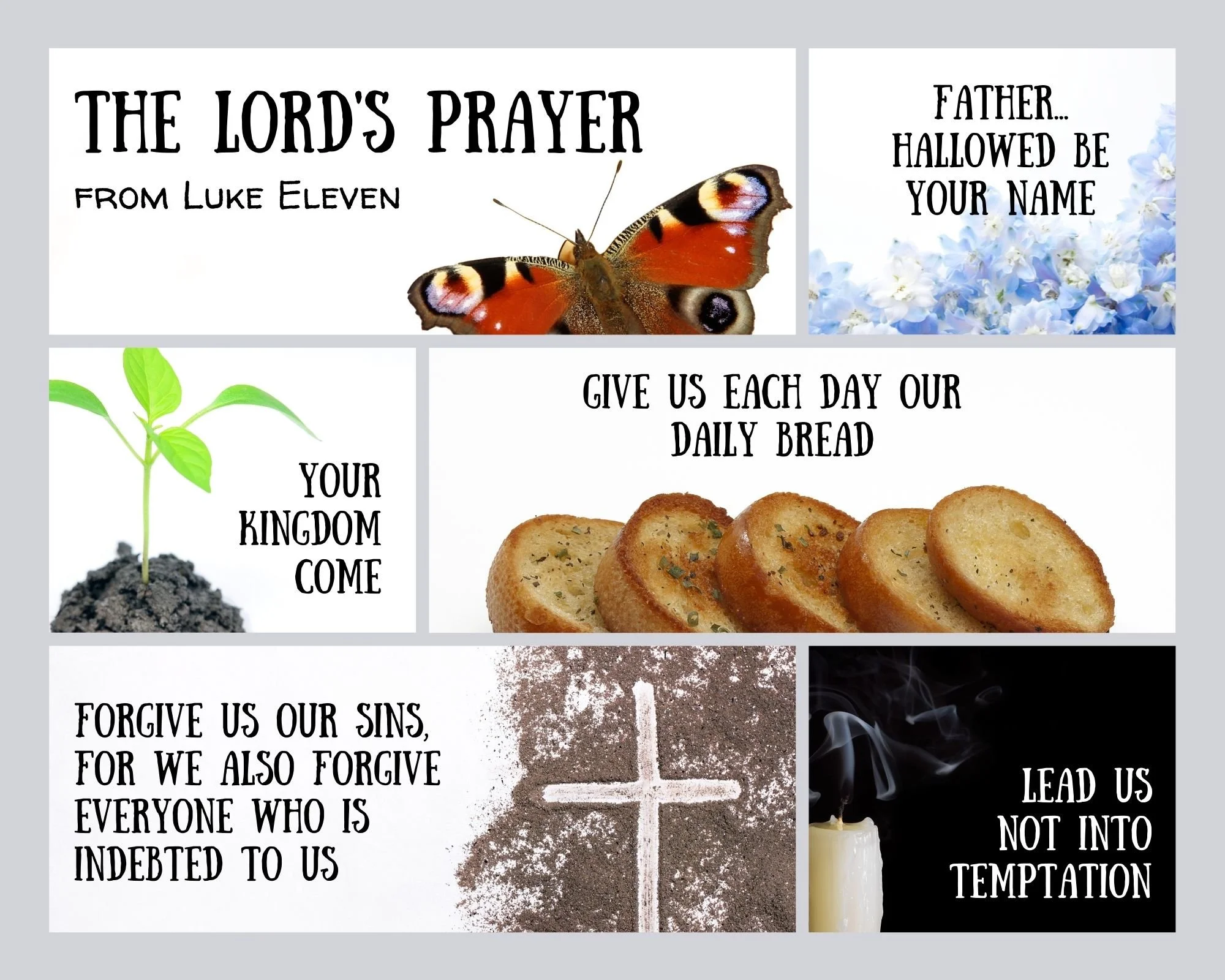 The Lords Prayer Comic Strip and Storyboard - Educational Images | Picstank