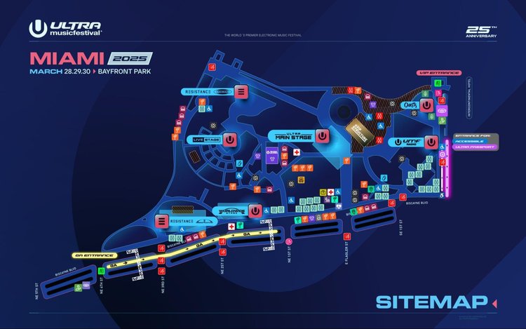 ULTRA MUSIC FESTIVAL UNVEILS SET TIMES, SITE MAP, #ULTRALIVE, AND ...