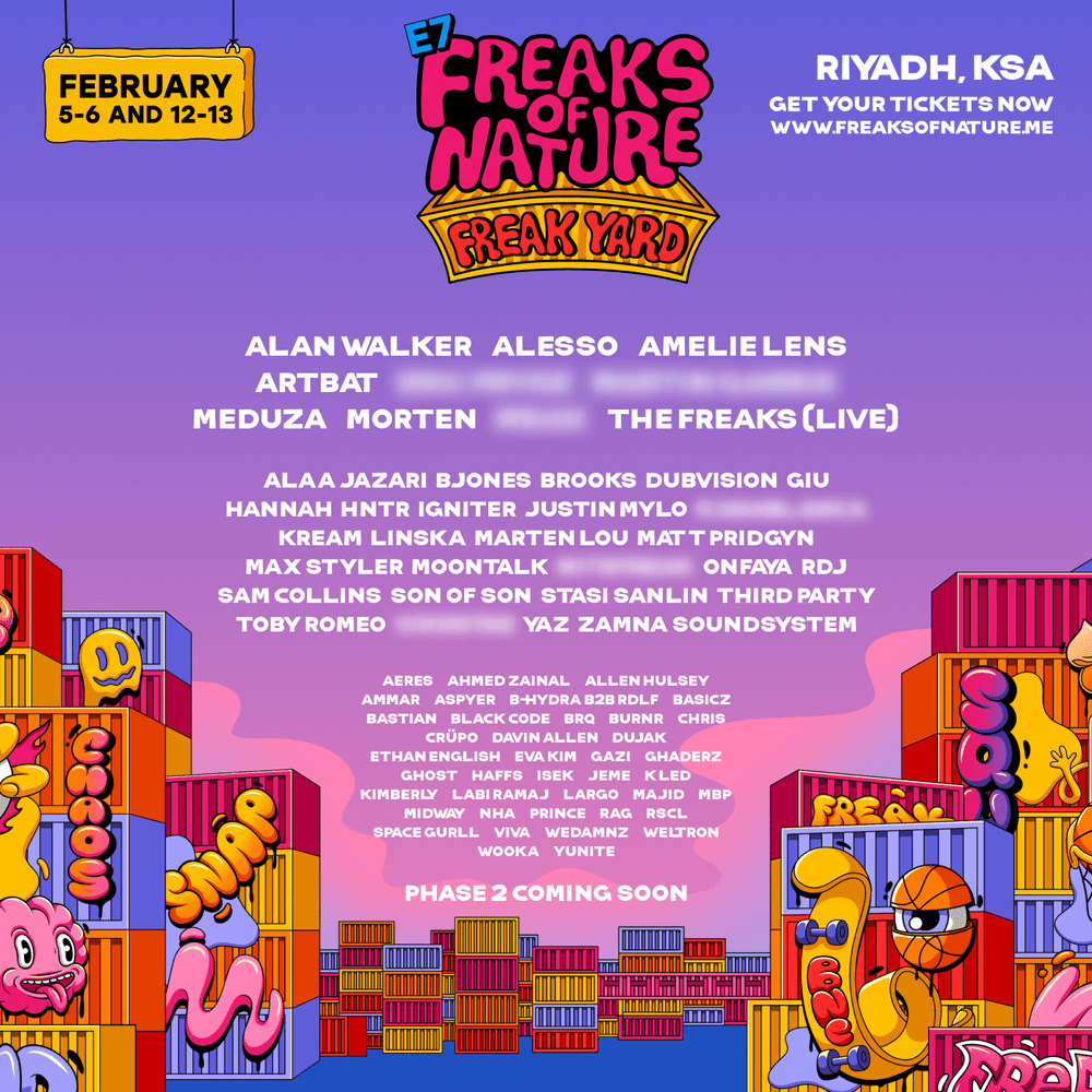 FREAKS OF NATURE FESTIVAL ANNOUNCES 2026 LINEUP FEATURING ALAN WALKER ...