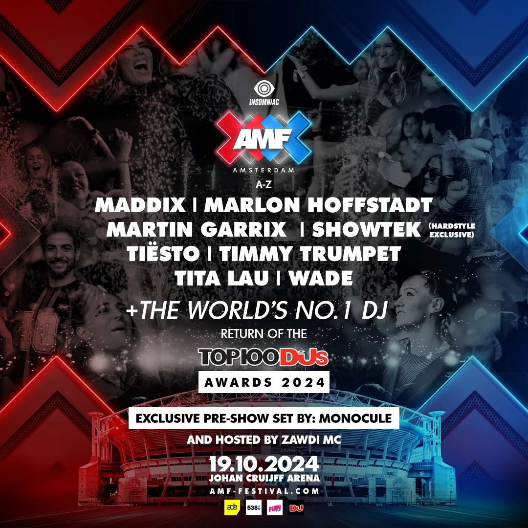 AMF SET TO HOST DJ MAG’S TOP 100 DJS AWARDS ONCE AGAIN — Canadianravers