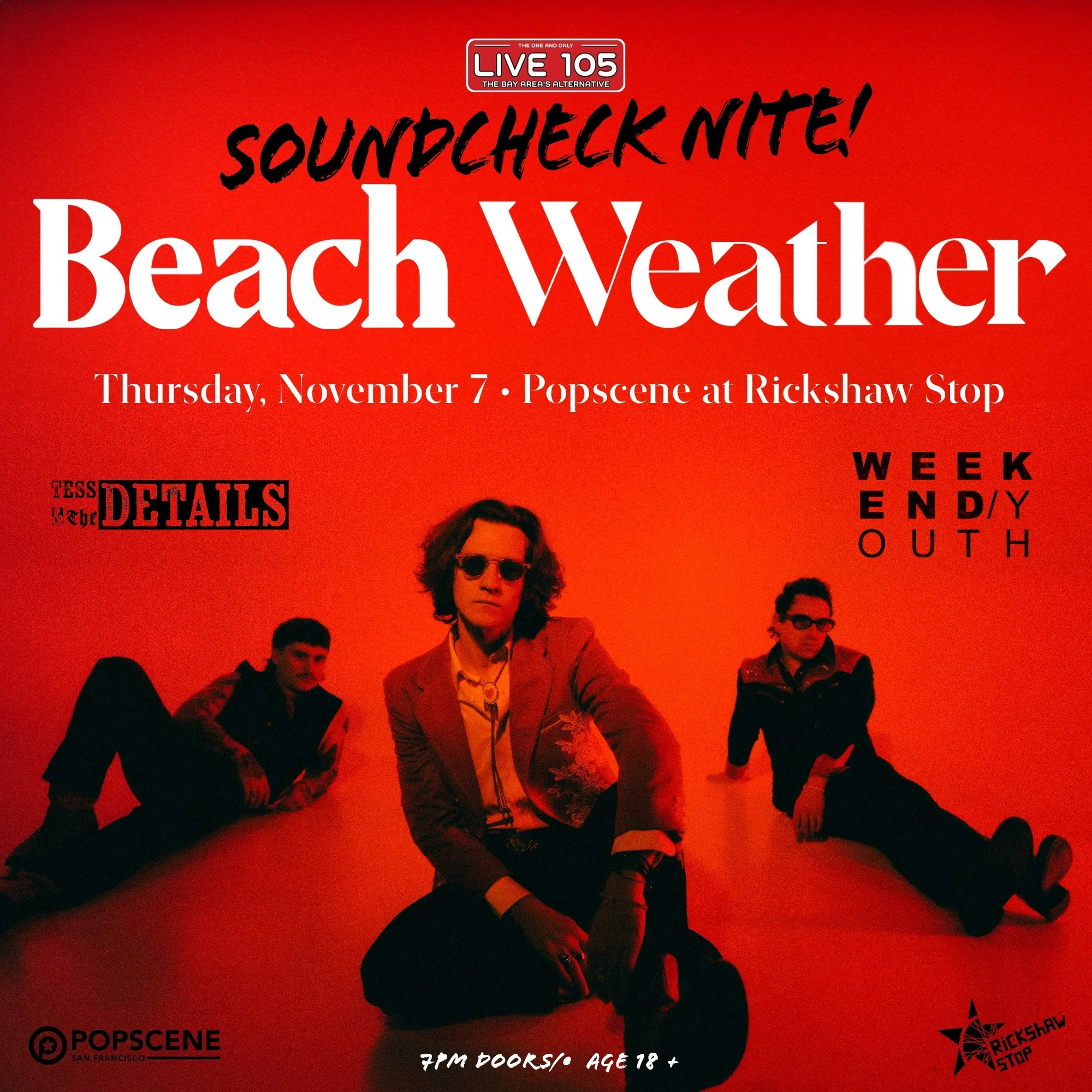 SF CALENDAR — Popscene