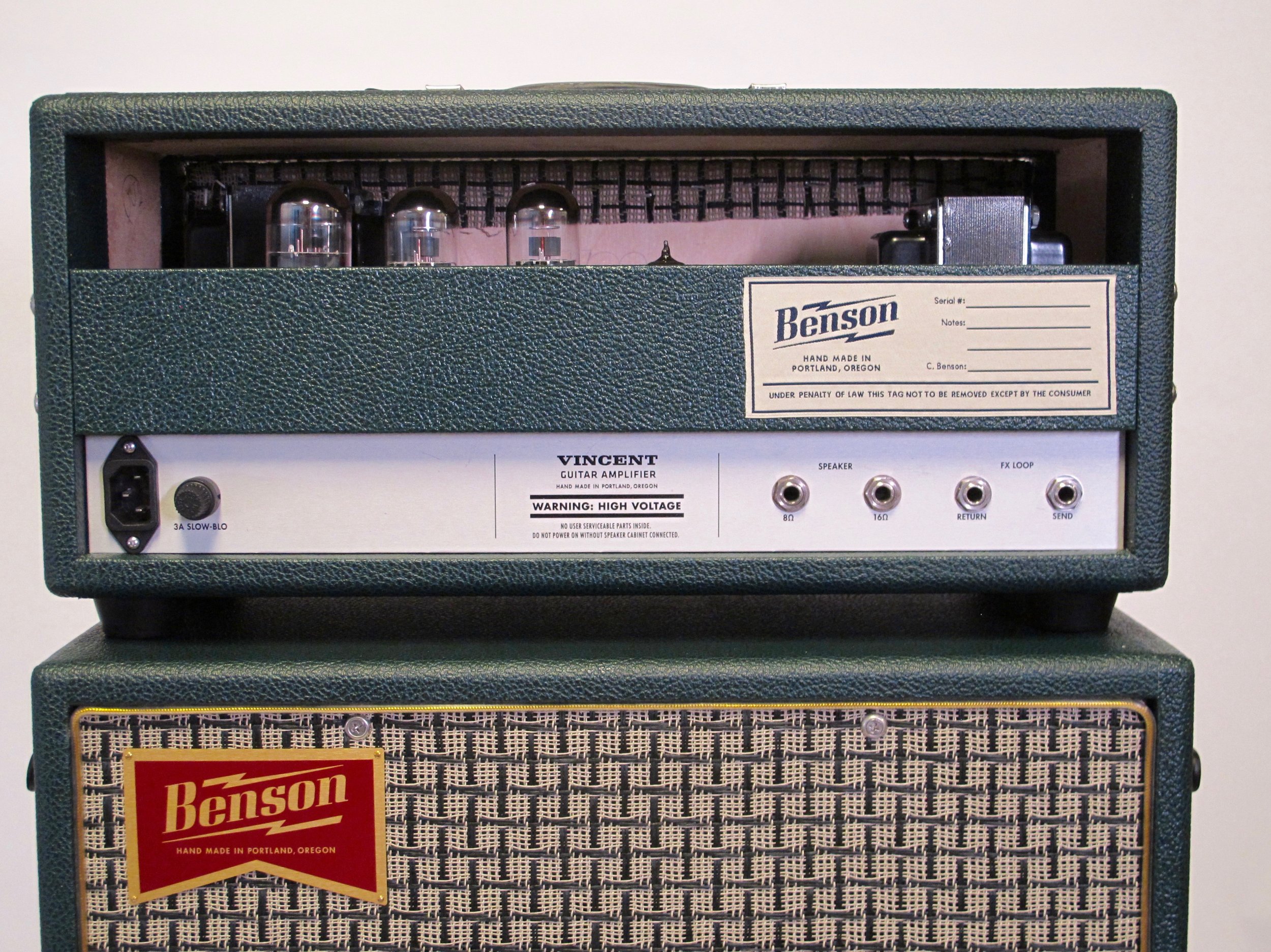 Vincent 30 Watt Channel Switching Guitar Amplifier — BENSON AMPS