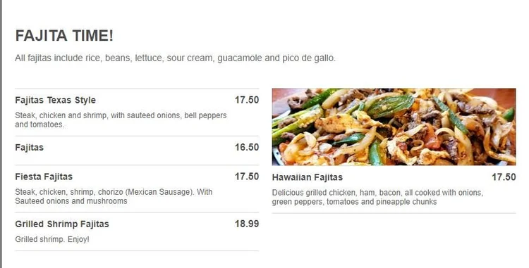 Quesadillas-Fajitas — San Marcos