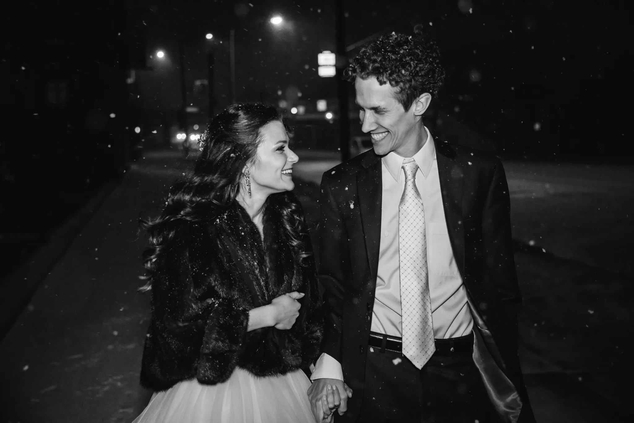 A Snowy, Winter Wedding at The Steam Plant in Dayton, Ohio | Alec ...